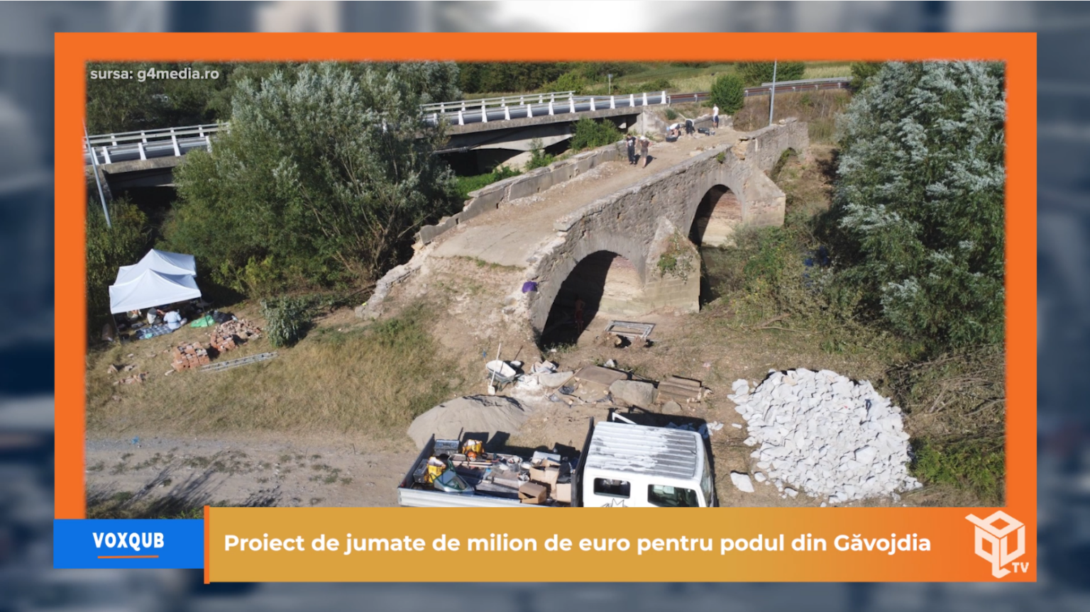 Proiect de jumate de milion de euro pentru podul din Găvojdia - VoxQub ...